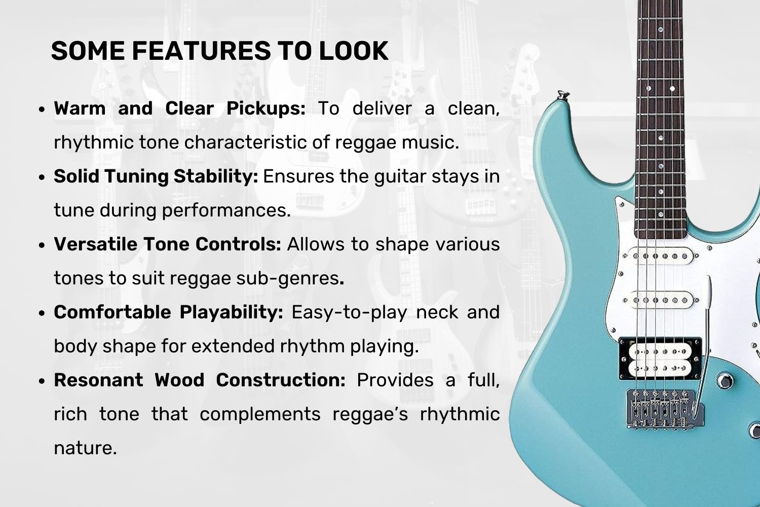 15 Best Electric Guitars For Reggae Music | Guitar Based